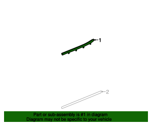 23227172 - OEM GM Belt Molding | GMPartsCenter.net | GM Parts Center