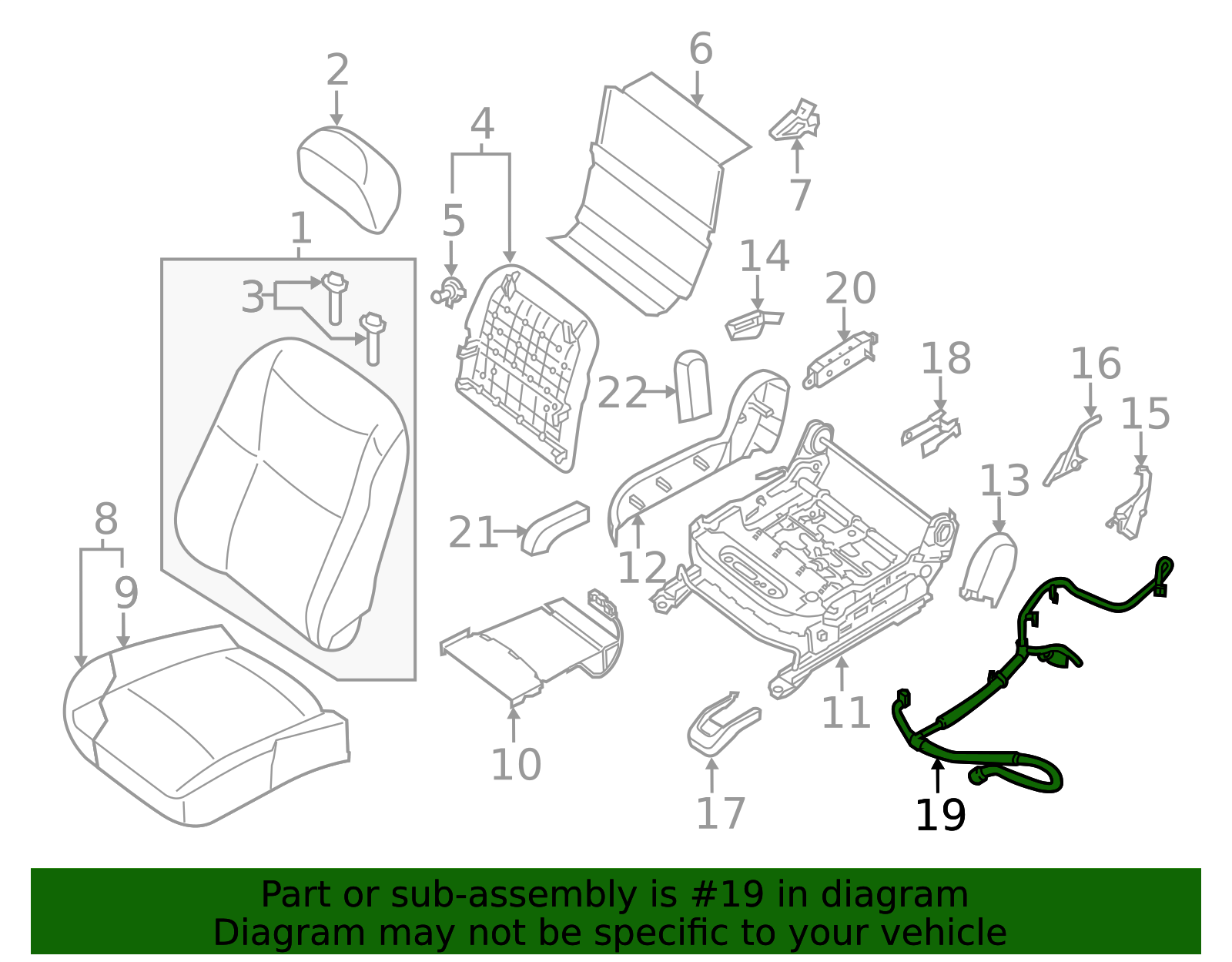 2013-2018 Nissan Altima Harness 87019-3TA0A | OEM Parts Online