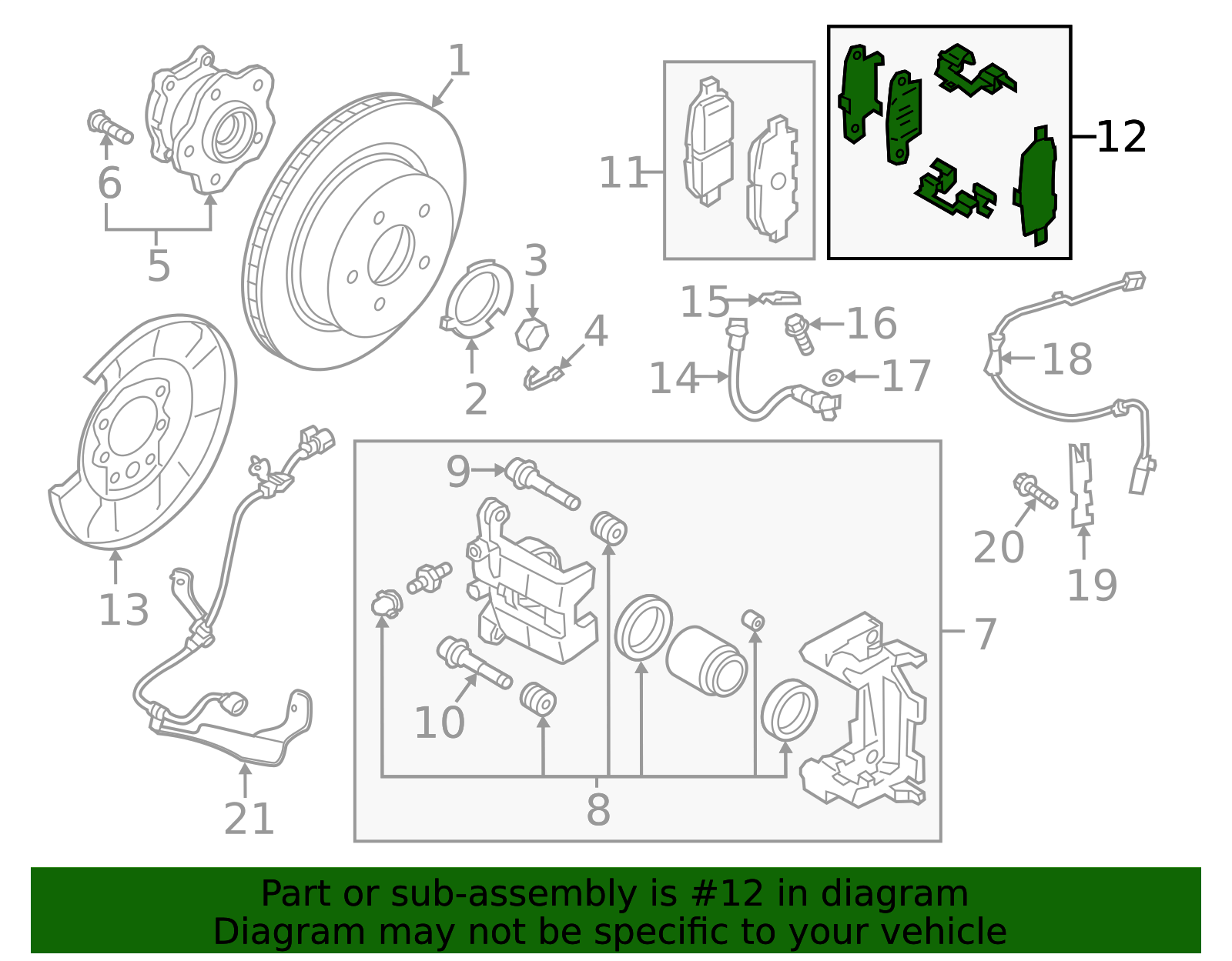 D4080-5NA0A - High-Quality Disc Brake Anti-Rattle Clip Set for ...