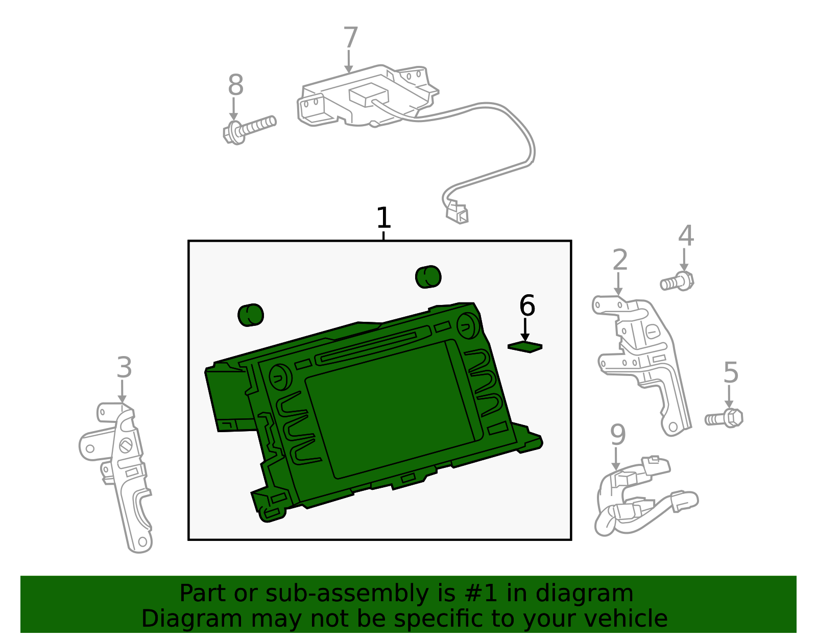 86804-0E290 - High-Quality Receiver for 2017-2018 Toyota Highlander ...