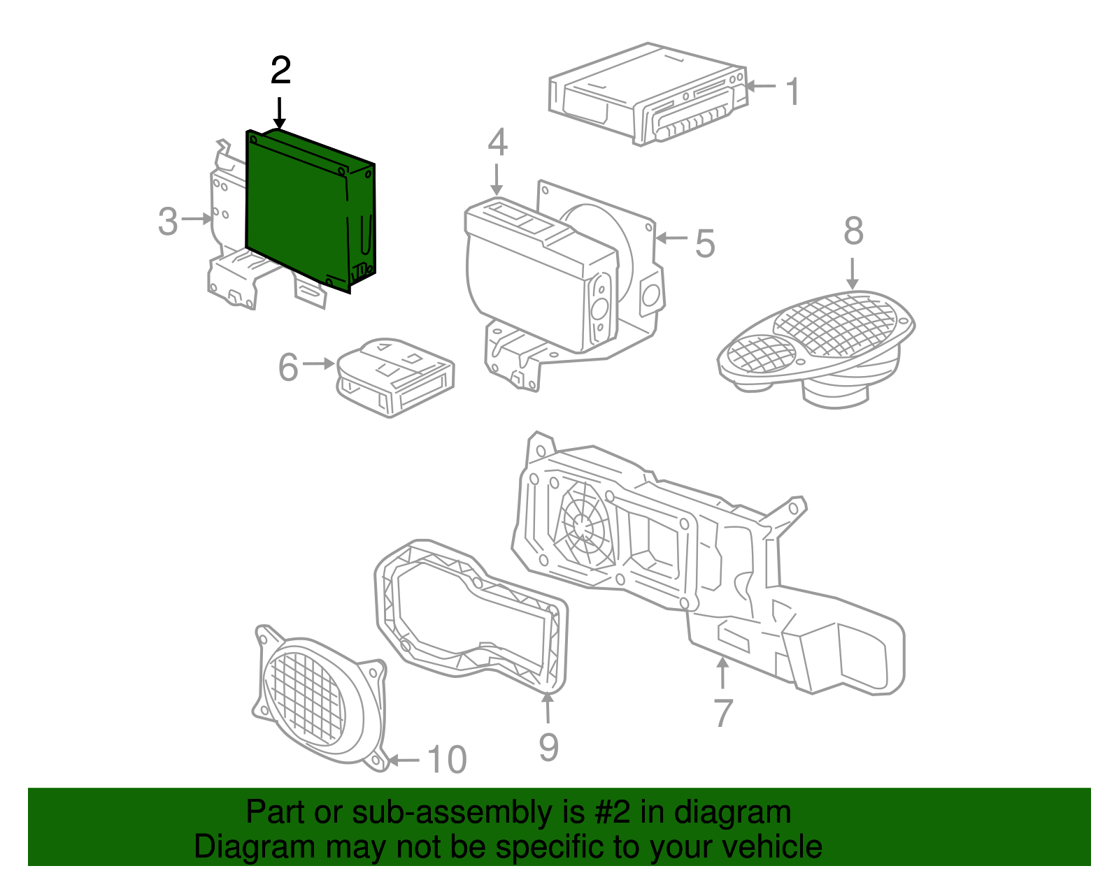 2003-2005 Porsche Radio Amplifier 996-645-331-03 | OEM Parts Online