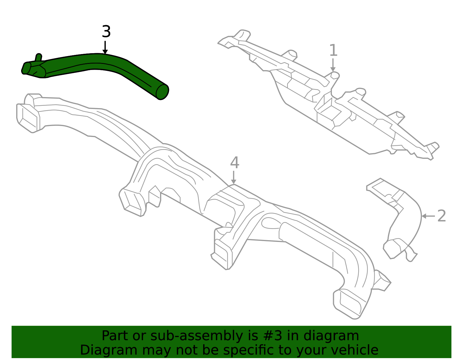 2010-2012 Hyundai Genesis Coupe Outlet Duct 97380-2M000 | MotorMotor