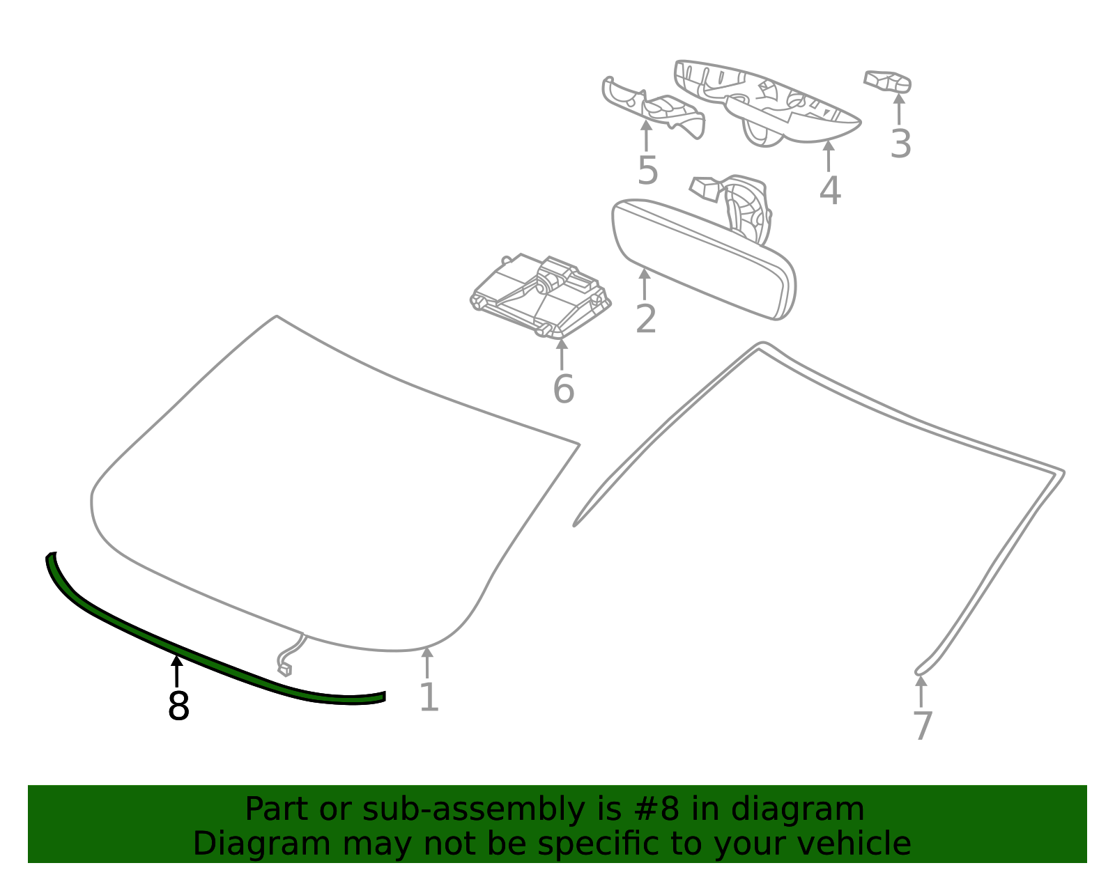 73151-TJB-A11 - High-Quality Lower Molding for 2022-2025 Acura RDX ...