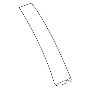 2015-2020 GM Rear Driver Side Door Window Frame Rear Applique 84263150 ...