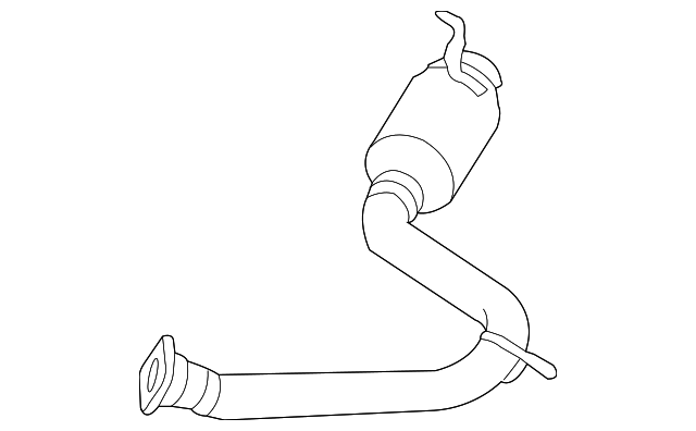 Genuine Toyota Tail Pipe part# 17430-0V021 for 2009-2012 Toyota RAV4 ...