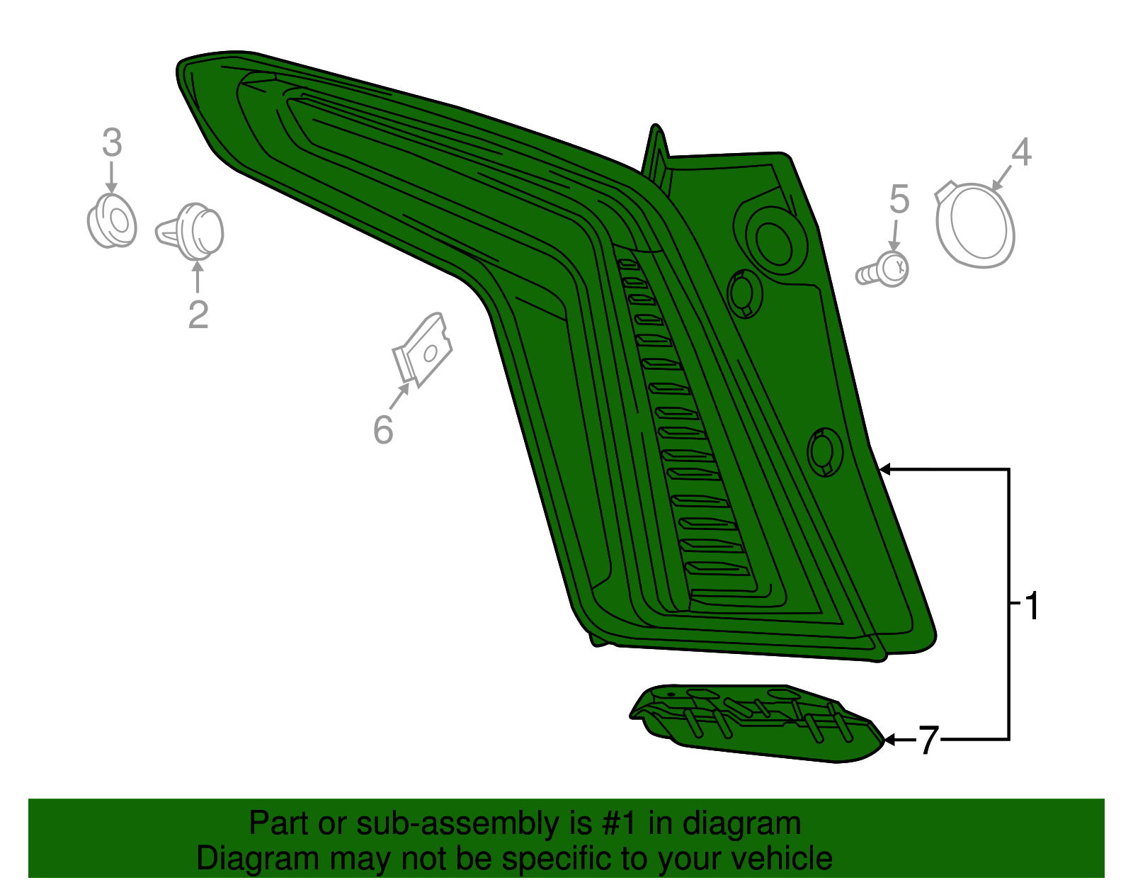 2020-2024 Cadillac XT5 Lamp 85008943 | Capital Chevy Parts