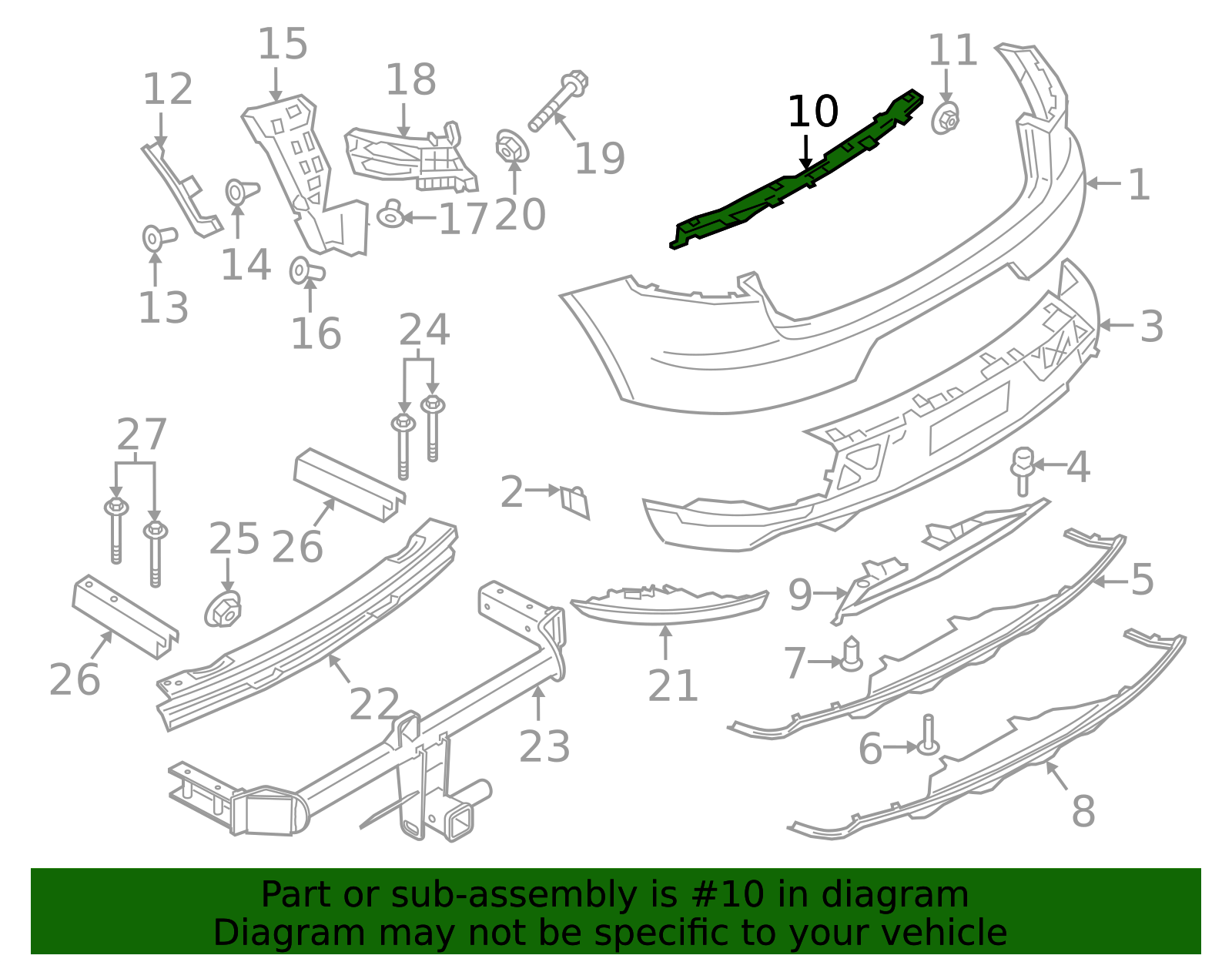 2015-2025 Porsche Macan Retaining Strip 95B-807-863-B | OEM Parts Online