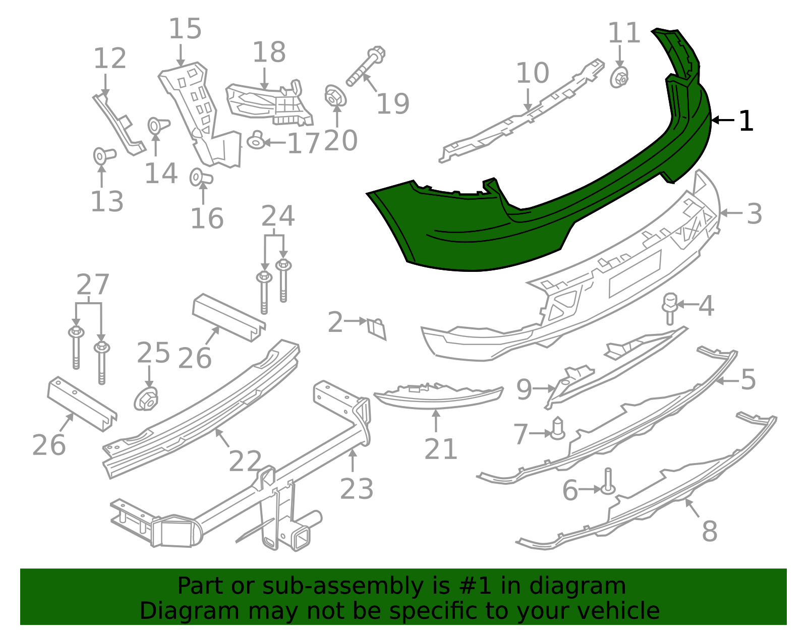 2015-2018 Porsche Macan Bumper Cover 95B-807-417-BA-G2X | OEM Parts Online