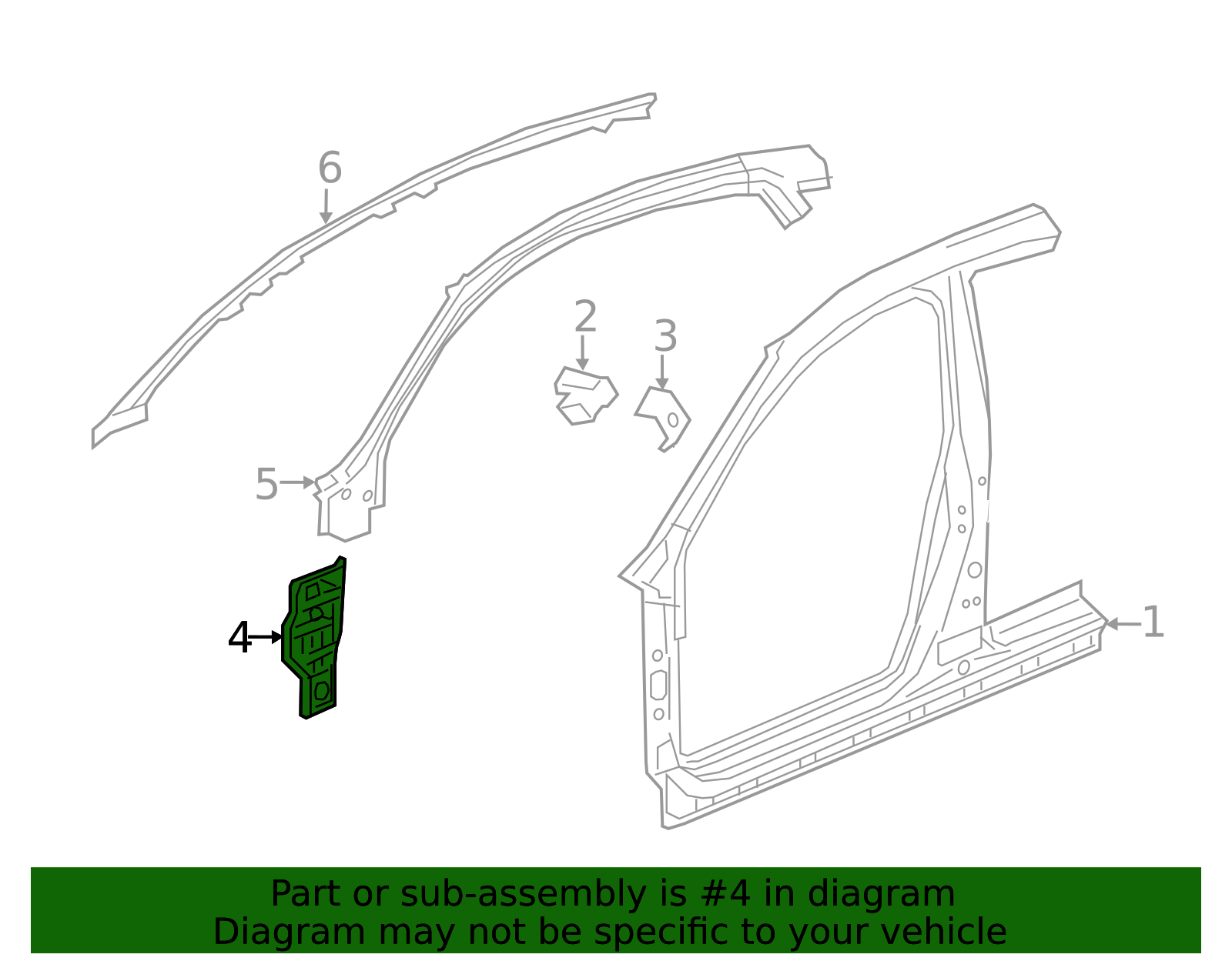 64531-TGG-305ZZ - High-Quality Body A-Pillar Reinforcement for 2017 ...