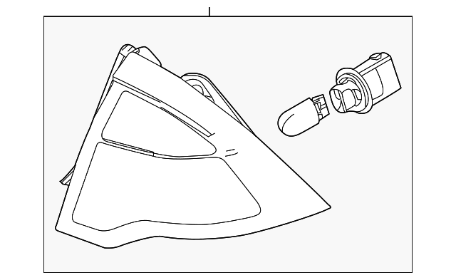 2010-2012 Ford Fusion | Tail Lamp Assembly | 9E5Z-13404-A | Walls' Ford ...