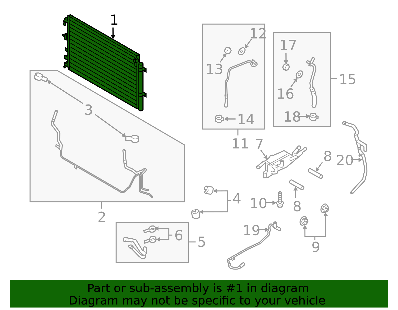 2019-2025 Ford Automatic Transmission Oil Cooler j1gz7869b | TascaParts.com