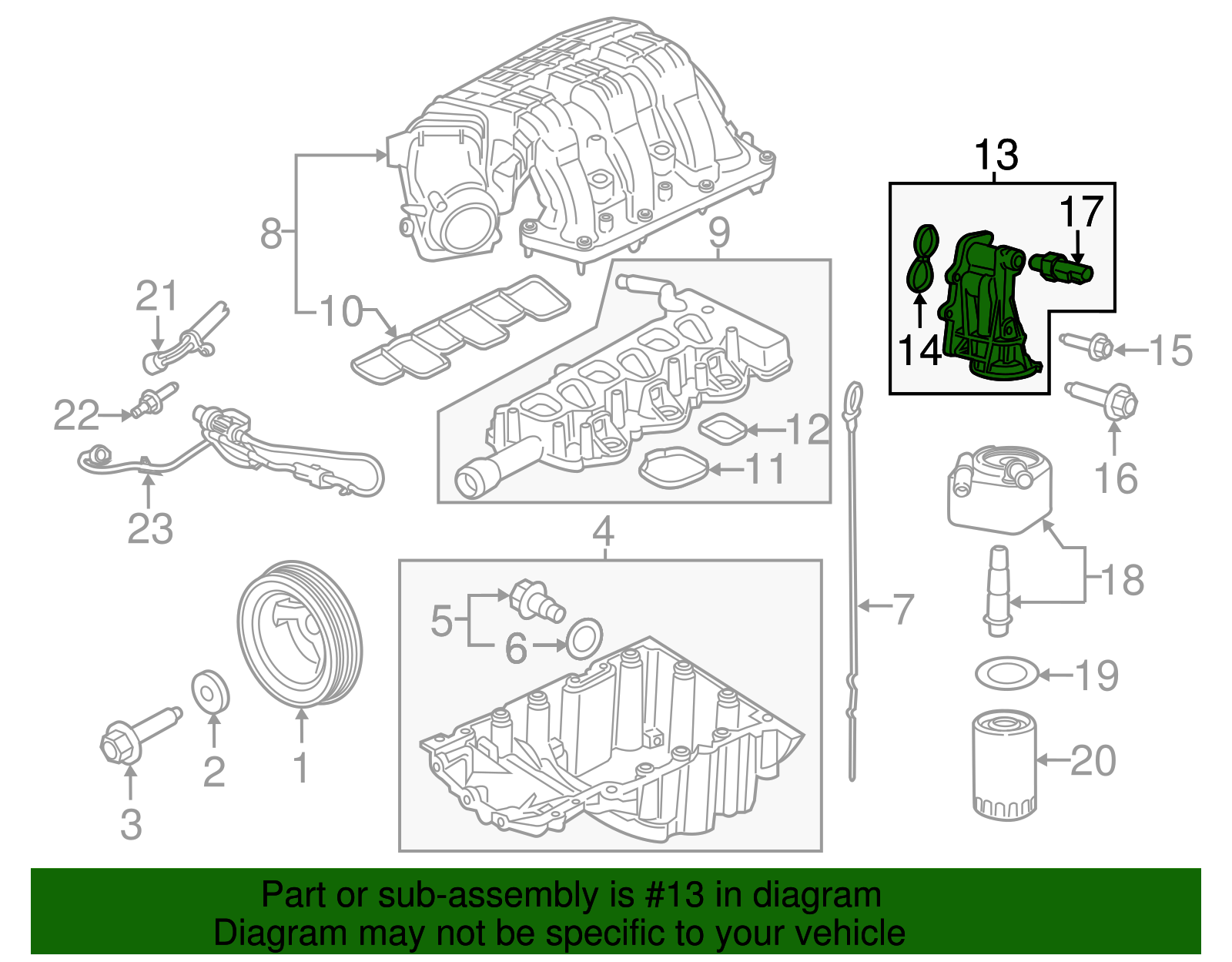 2015-2019 Ford | Adapter | DK4Z-6881-E | Walls' Ford Parts