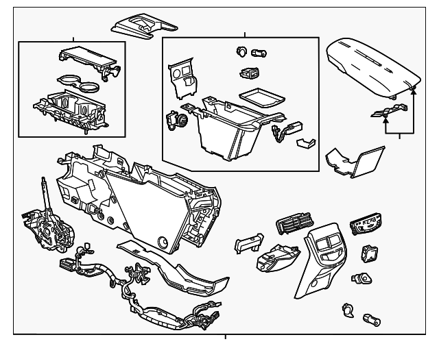 2018-2019 Cadillac XTS Center Console 84389381 | Shop Matick Buick GMC