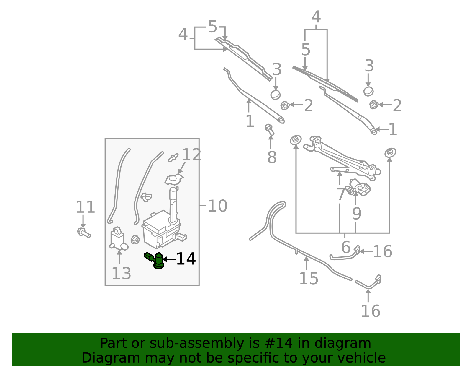 2007-2016 Kia Fluid Level Sensor 98520-1W000 | GetOEMParts.com