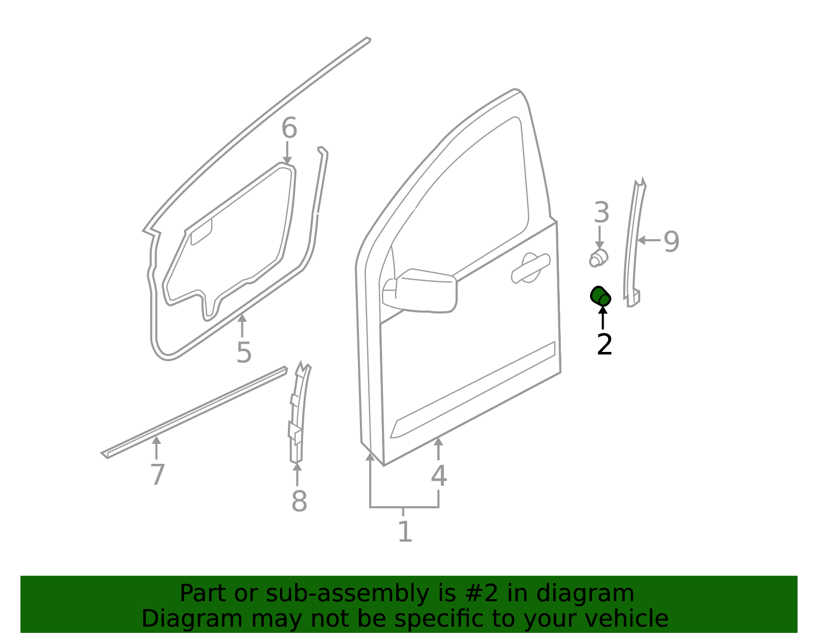 1987-2024 Nissan OEM NEW 87-20 Nissan Frontier Armada Sedan Outer Panel ...