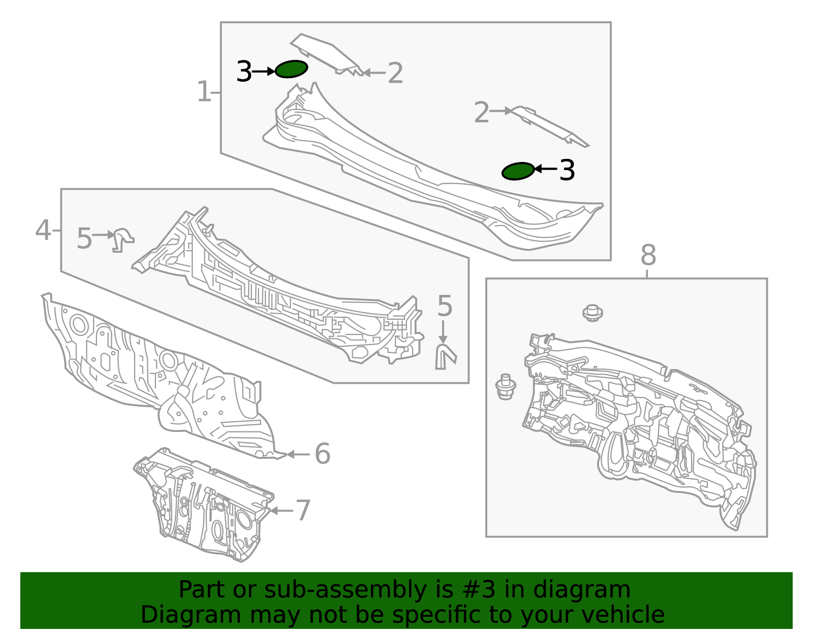 90650-S0X-A00 - 1999-2025 Honda - Lid Cowl Top | Genuine Honda Parts