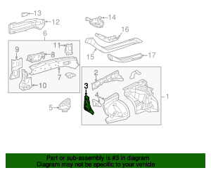 2011-2016 Scion tC Extension 53813-21020 | Toyota Parts Center