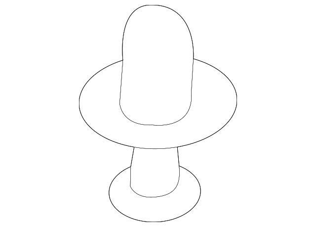 MUA00010 - Center Cover Clip 2022-2025 Mitsubishi | Mitsubishi Direct Parts