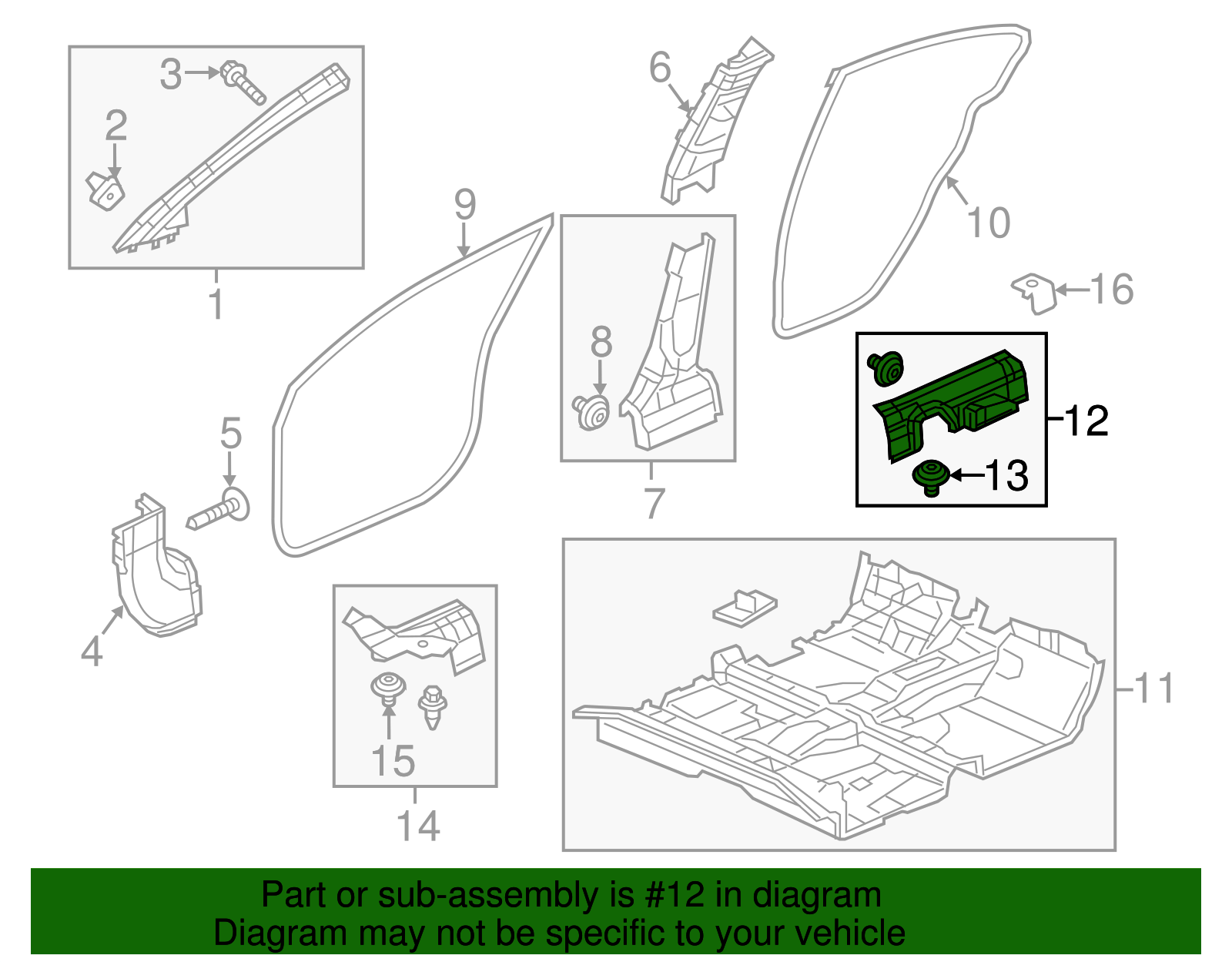 84201-TR3-H01ZC - Garnish Assembly R Front Side (Inner) *NH686L* (Warm ...