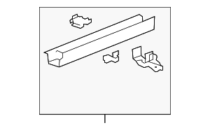 2011-2017 GM Rear Underbody Rail Assembly 22850717 | Shop Matick Buick GMC