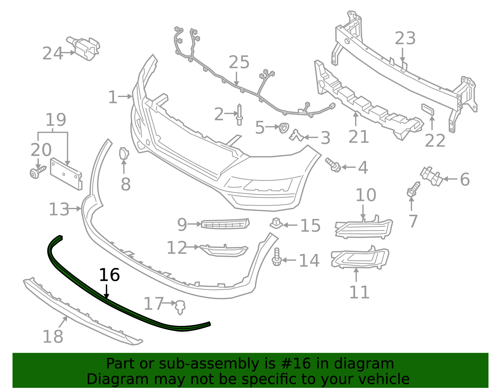 2019-2021 Hyundai Tucson Lower Molding 86567-D3500 | OEM Parts Online