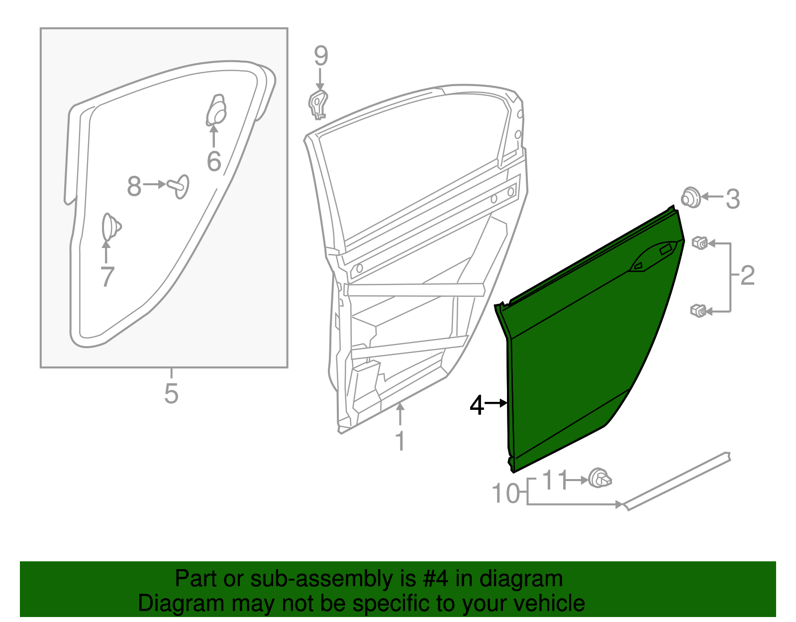 67611-T2F-A00ZZ - Outer Panel 2013-2017 Honda Accord | Honda Parts Online