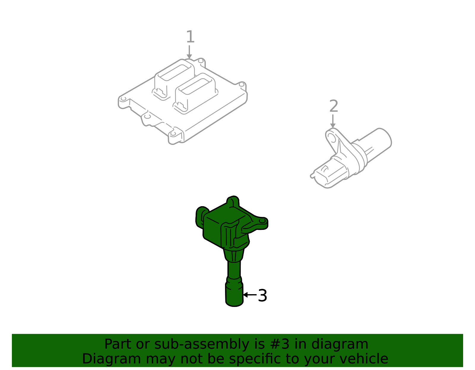 Genuine Ignition Coil (4 Cylinder) for 2003-2011 Saab | Part# 12787707 ...