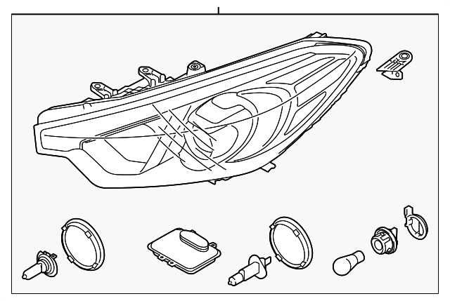 92102-B0711 - Headlamp Assembly 2018 Kia | Kia.Parts Store