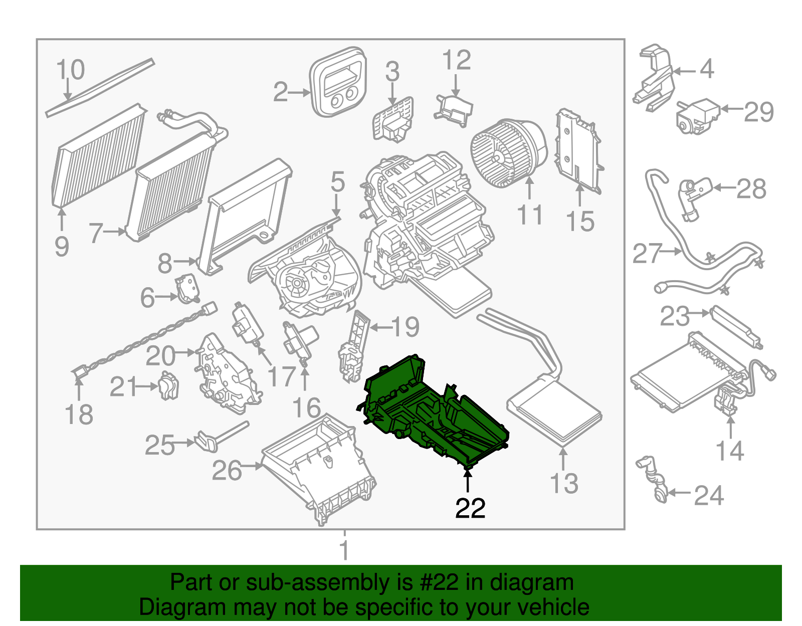 2012-2023 Ford Lower Housing AV6Z-18471-B | Miracle Ford Parts