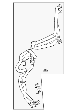FL3Z-8286-C - Lower Hose 2015-2025 Ford F-150 | Big 3 Auto Parts