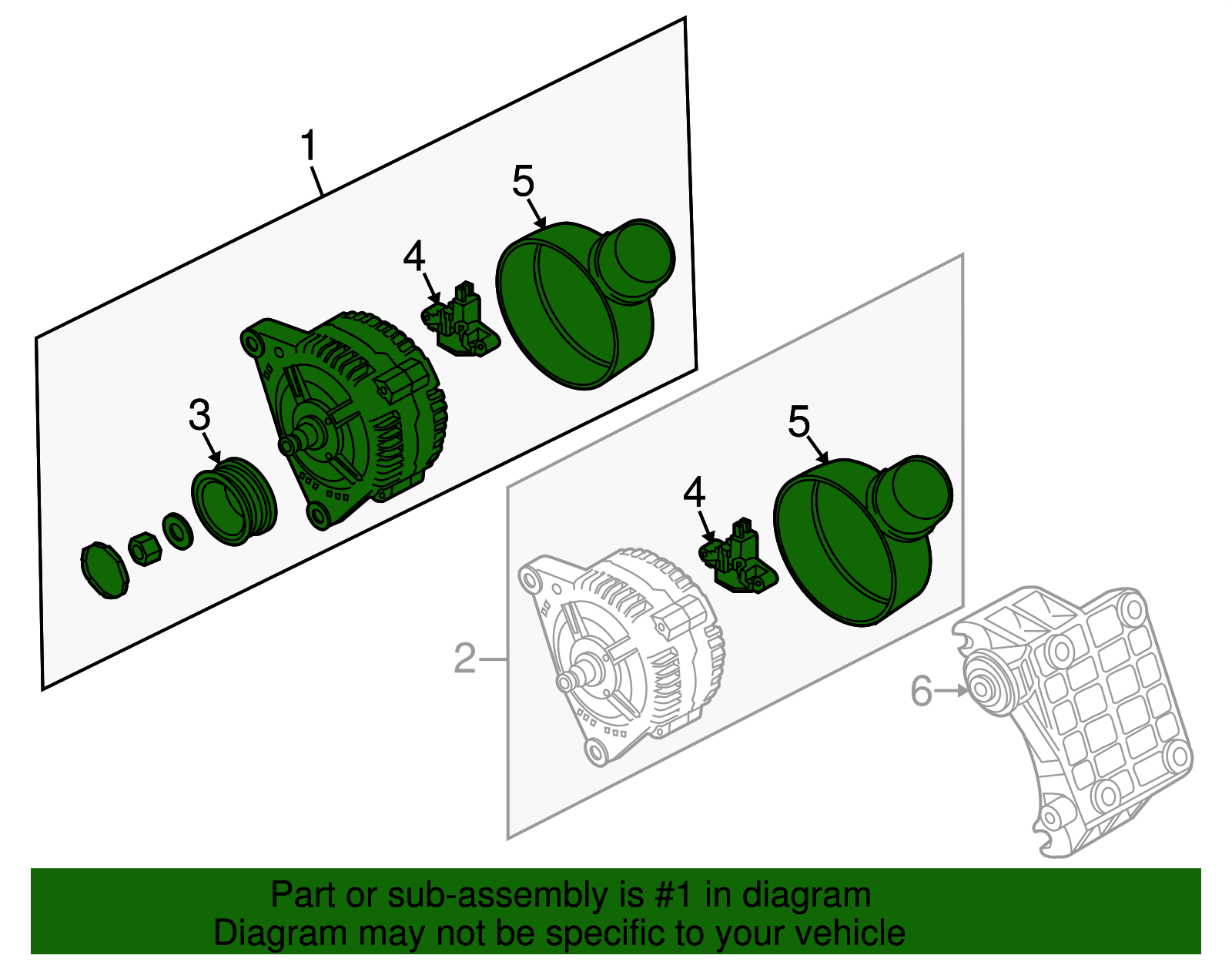 2013-2015 Audi Q7 Alternator 059-903-019-F | Audi USA Parts