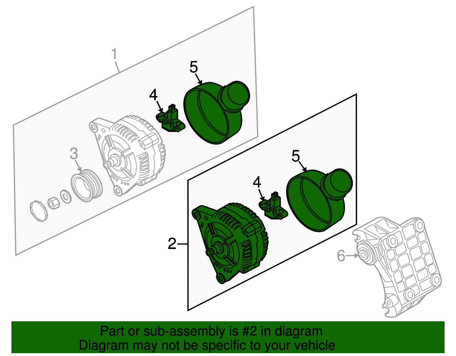 057-903-015-D - Alternator 2010-2014 Audi Q7 | Audi OEM Parts Guy