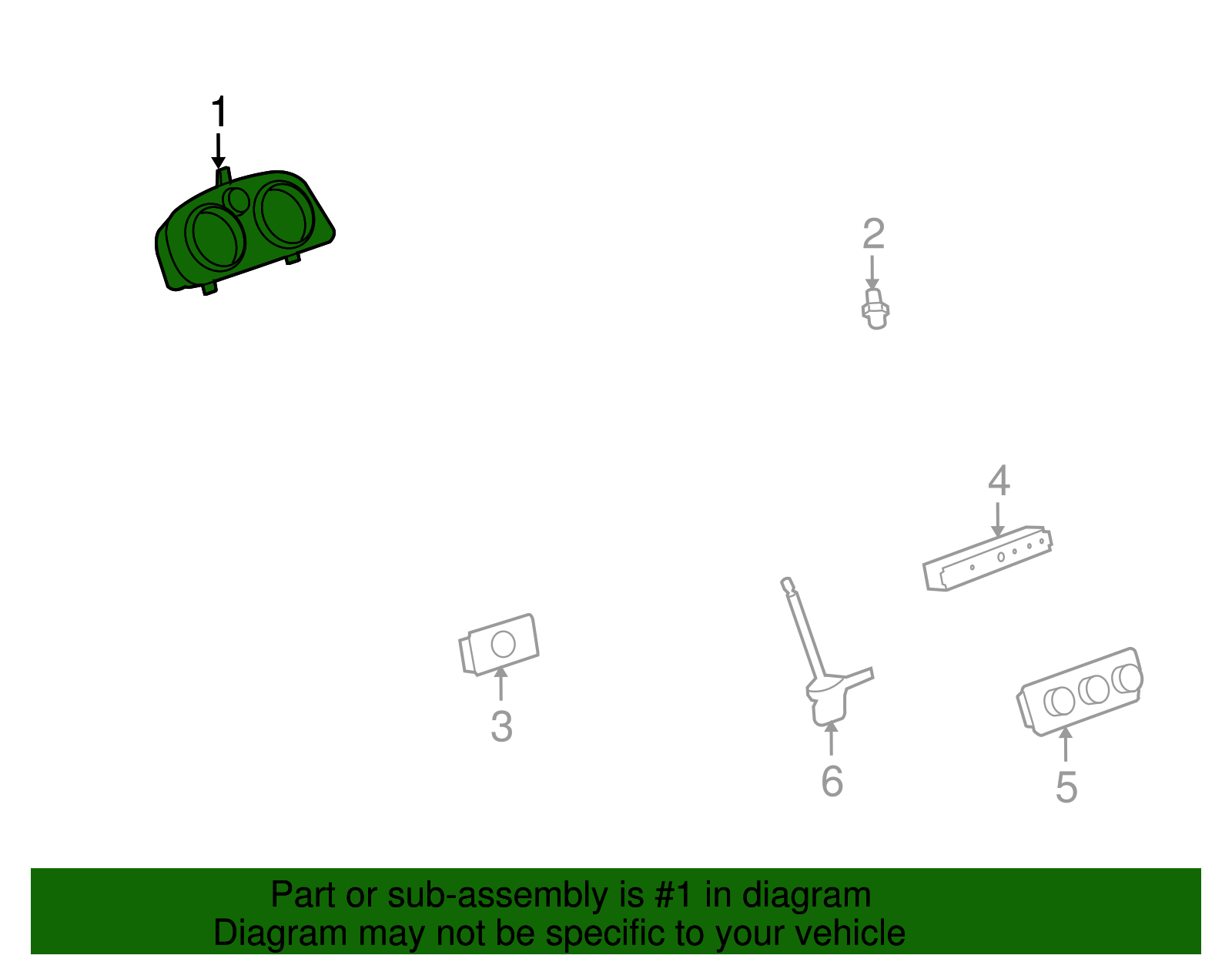 2009-2010 Saturn Vue Cluster Assembly 20894914 | Capital Chevy Parts