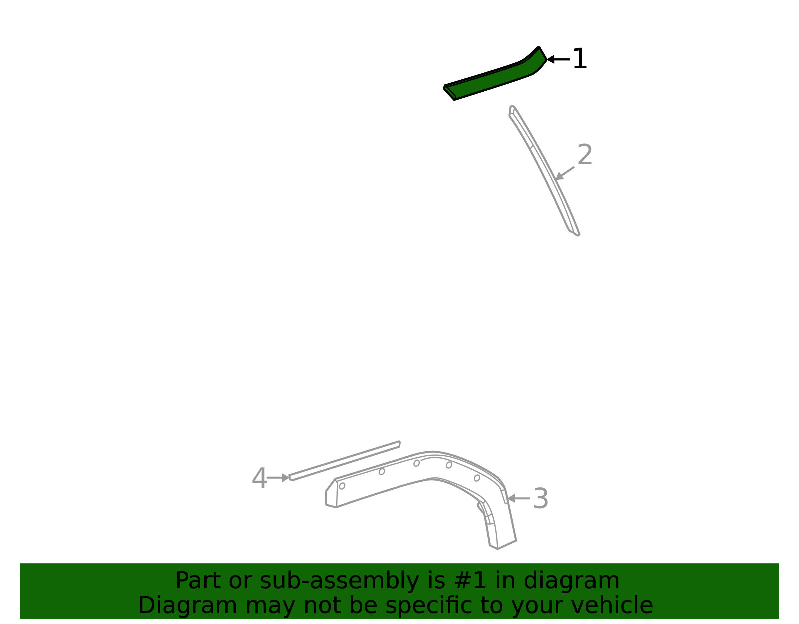62791-60060 - 2024 Lexus GX550 - Upper Molding | My L Parts