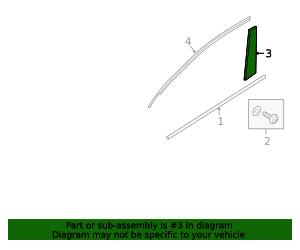 Door Applique - Exterior Accent Trim OEM | AutoNation Parts