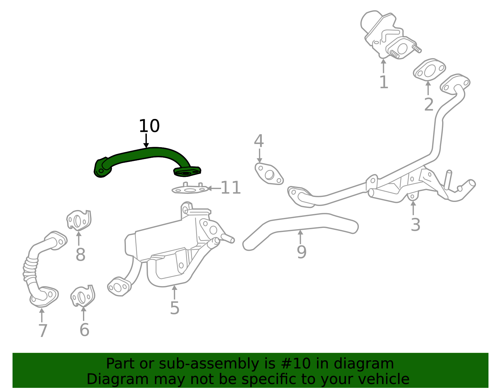 2016-2018 Toyota RAV4 By-Pass Pipe 16268-36190 | Toyota Parts Center