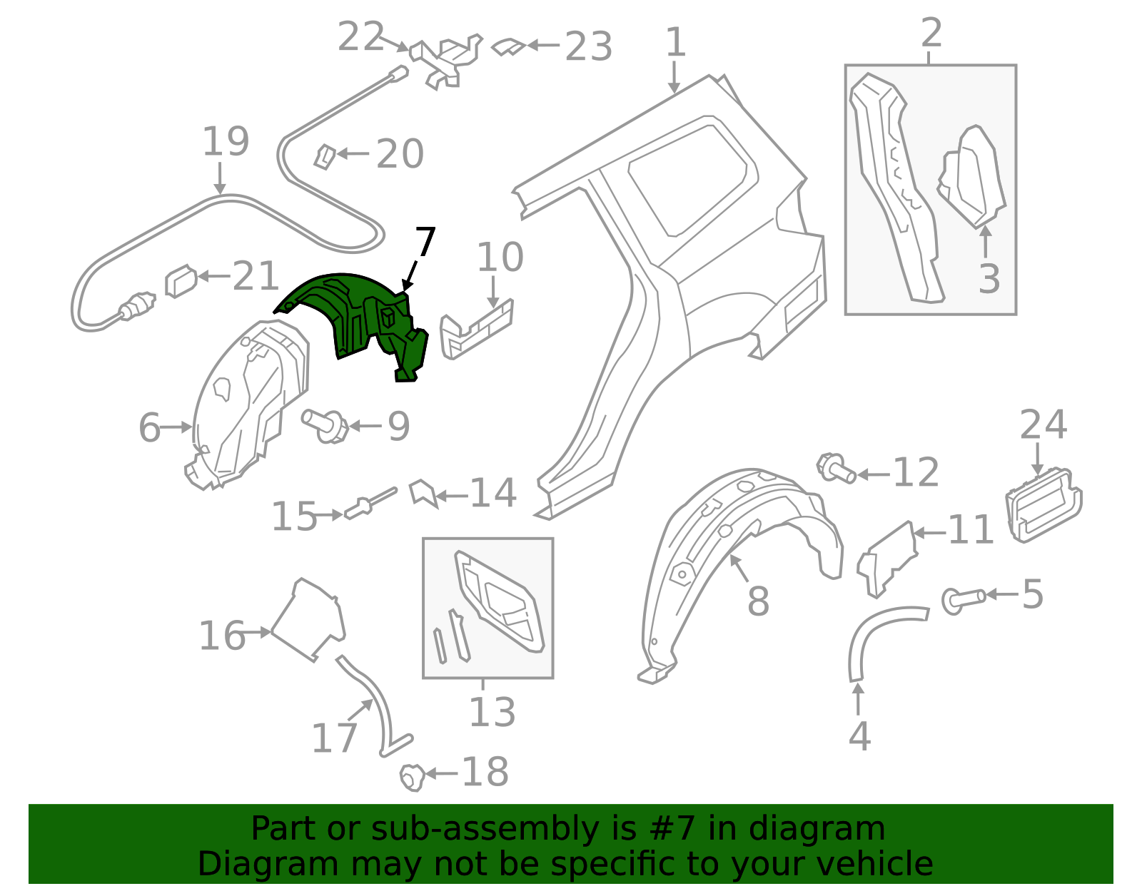 59122SC041 - Splash Shield | Subaru Parts HQ