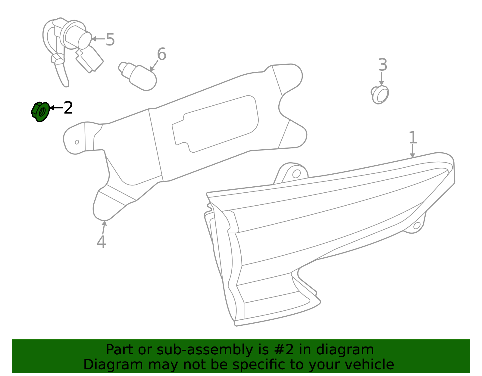 2003-2025 Subaru Backup Lamp Nut 902370021 | Buy Subaru Parts