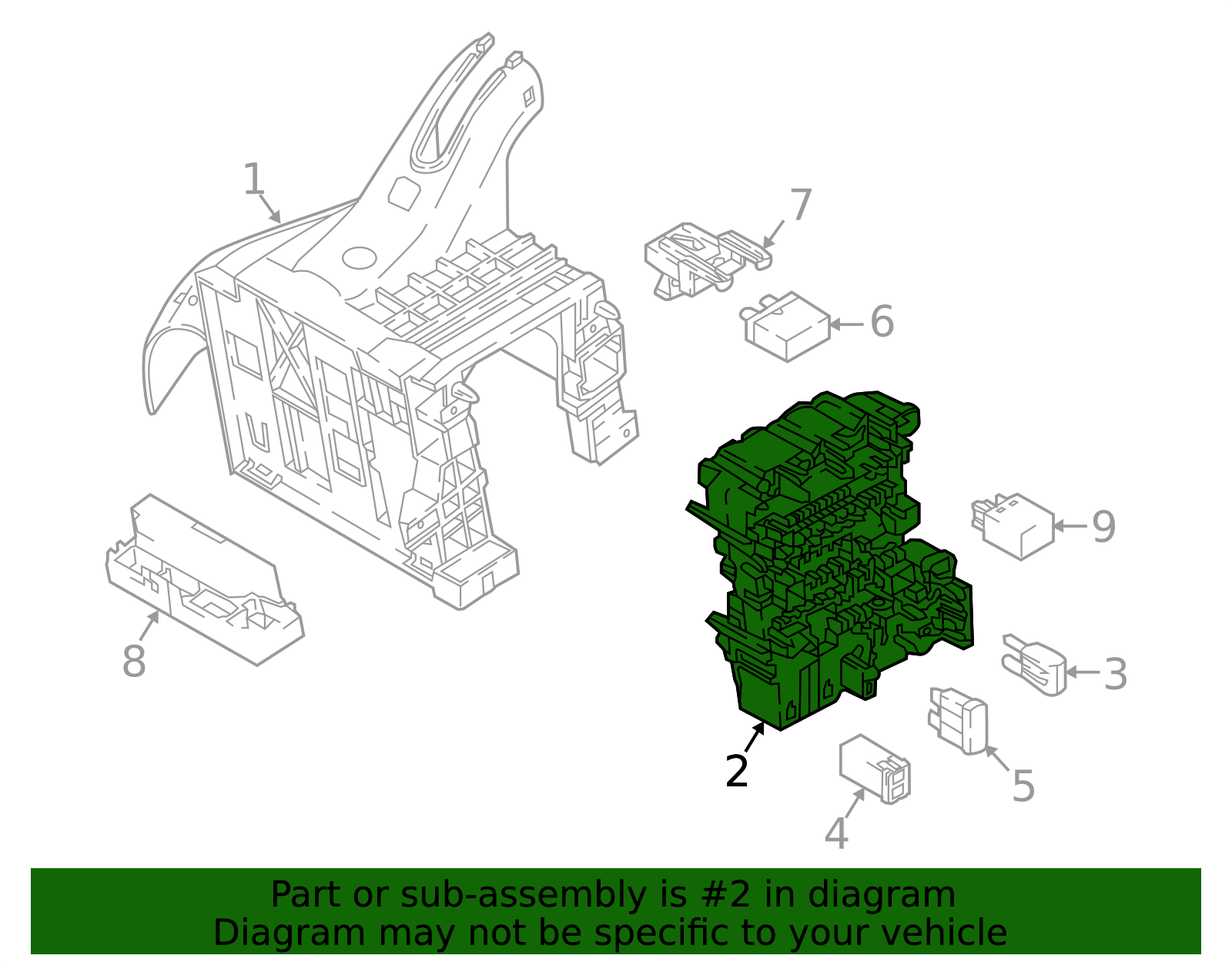 2024-2025 Volkswagen Relay & Fuse Plt 5WA-937-125-E | VW Direct Auto Parts