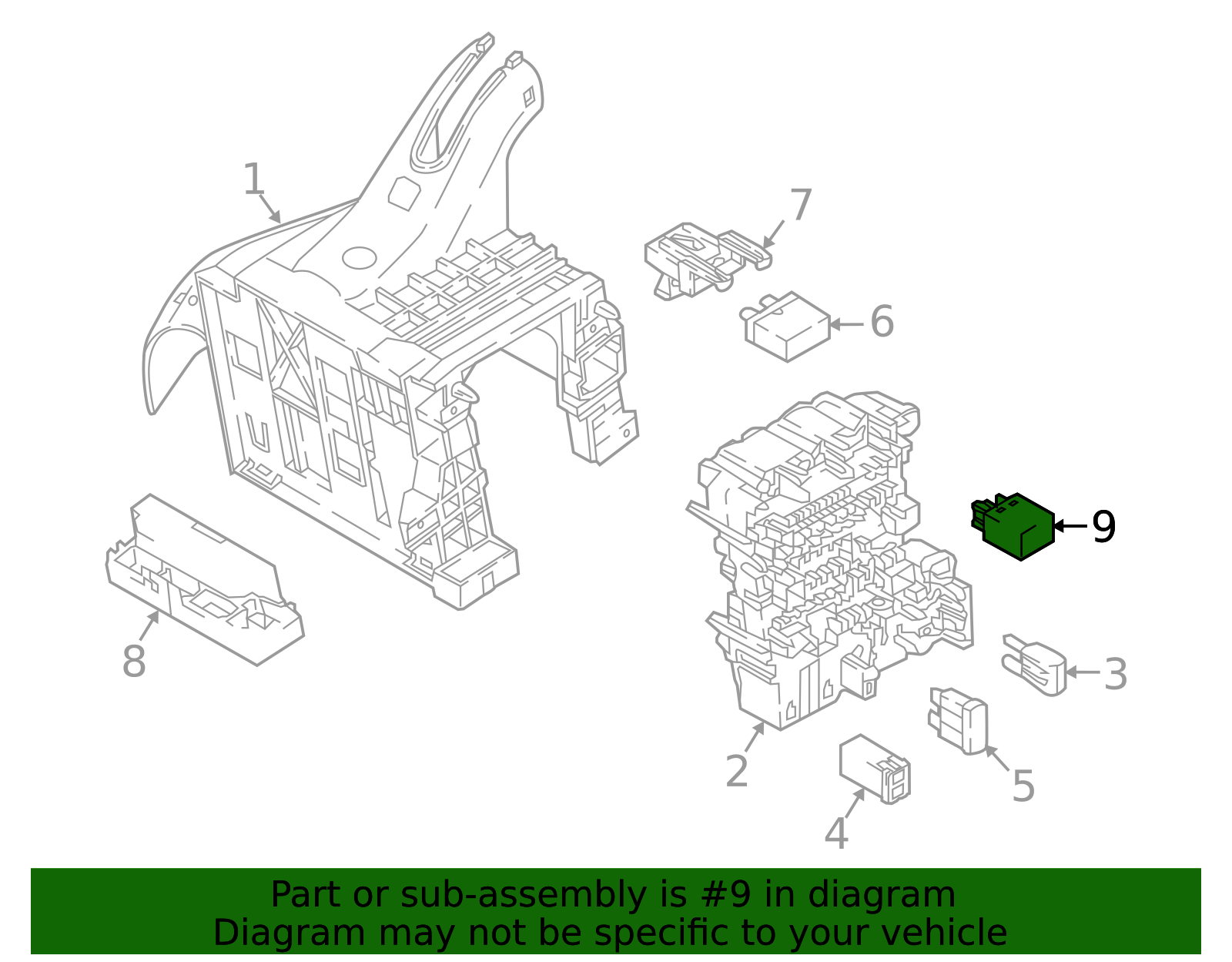 3Q0-951-253 - Accessory Power Relay 2016-2024 Volkswagen | Wolfsburg ...