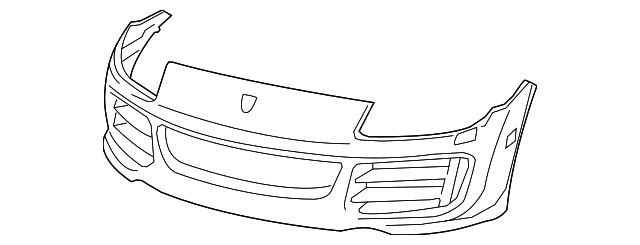 Genuine Porsche 955-505-311-13-G2X |Bumper Cover | FREE Shipping on ...