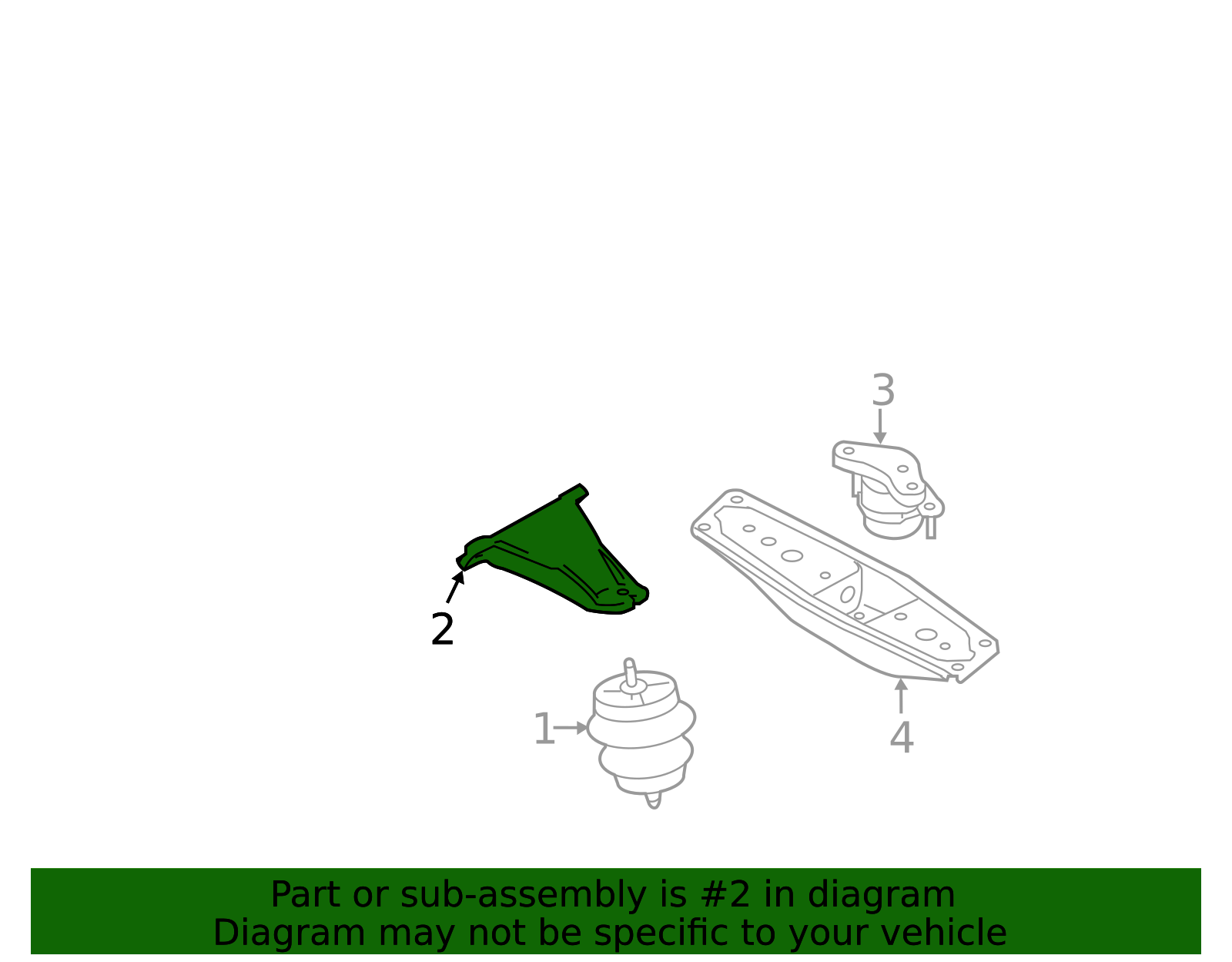 11233-1MC0A - Front Mount Bracket 2011-2019 INFINITI | Official ...