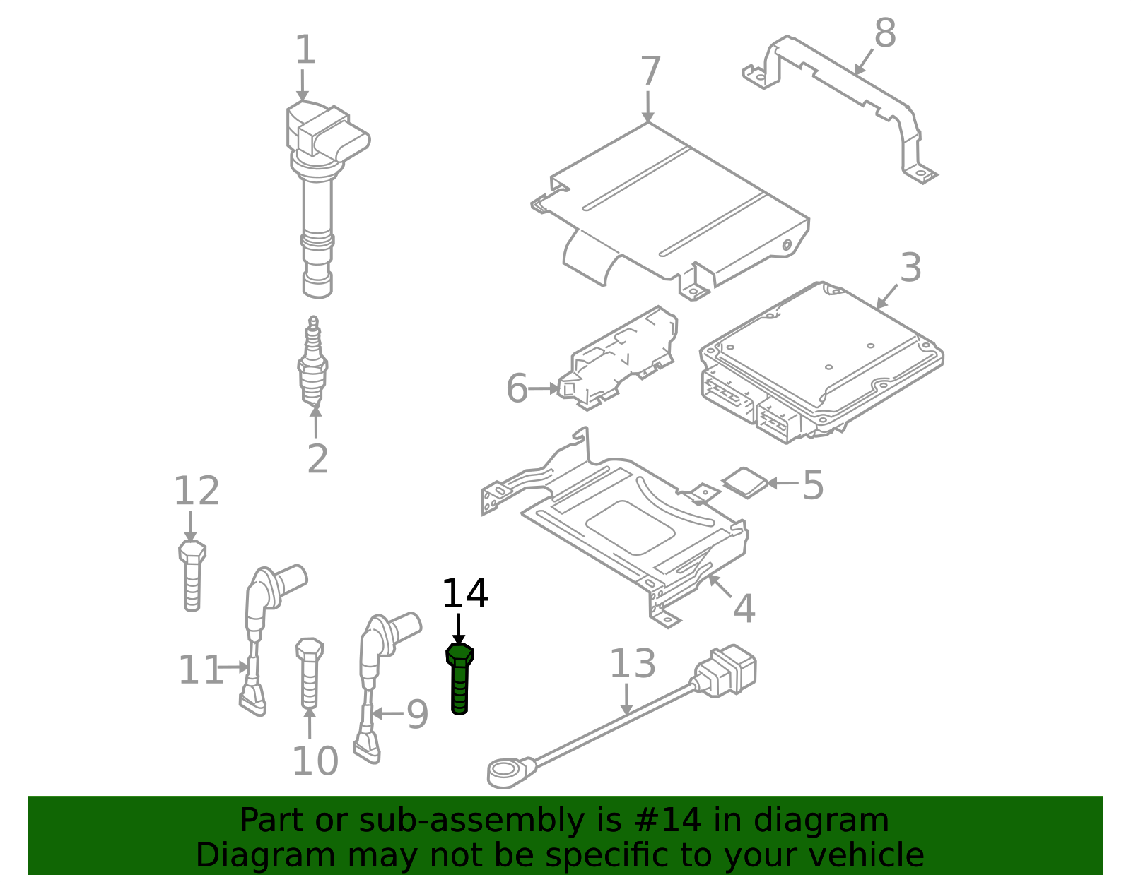 Knock Sensor Bolt N-910-766-01 | OEM Parts Online
