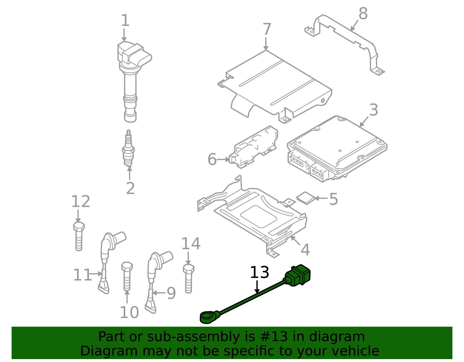 06E-905-377-J - Knock Sensor 2006-2018 Volkswagen | OEM VW Parts Haus