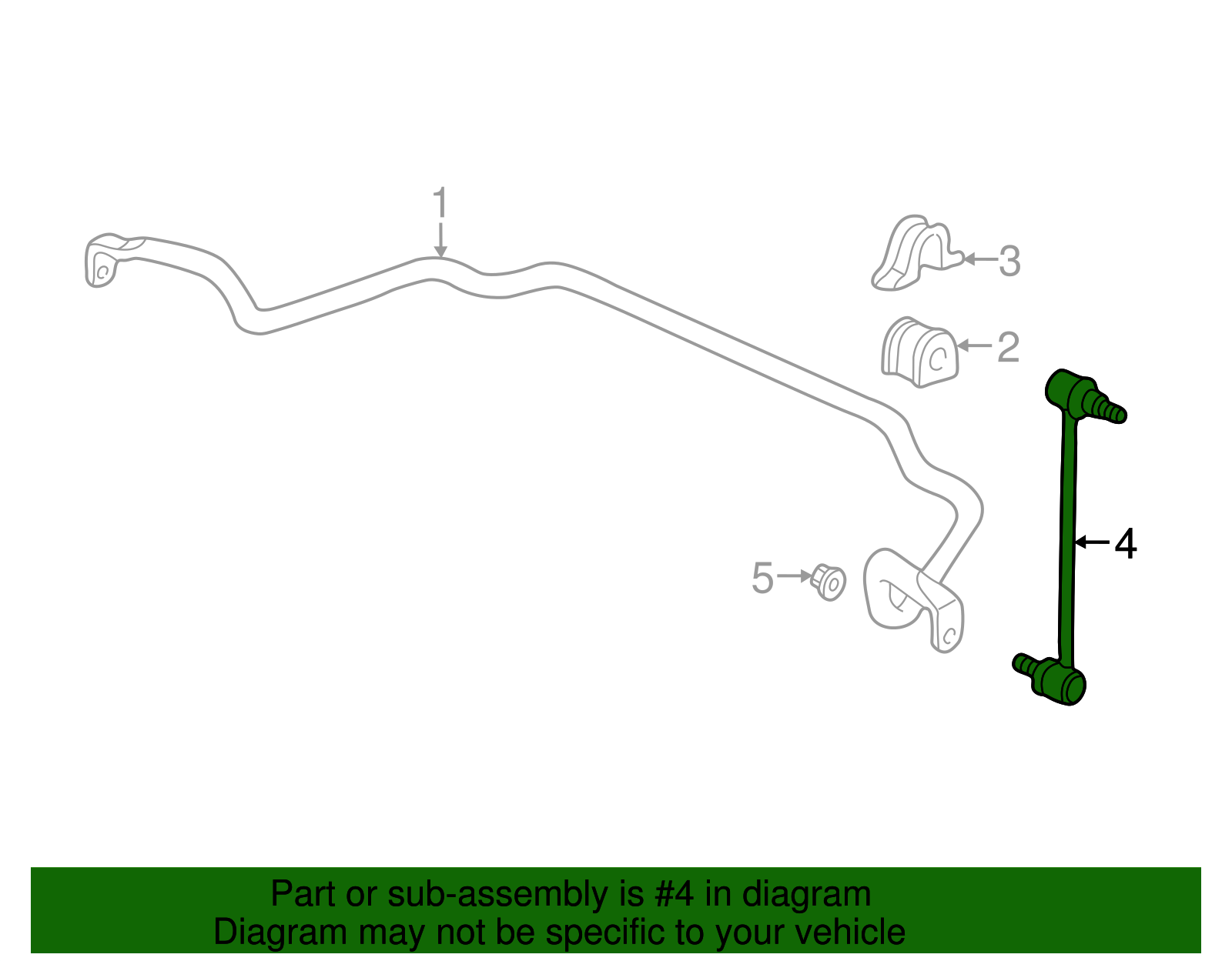 51325-TG7-A01 - 2016-2025 Honda - Link Assembly L Front Stabilizer ...