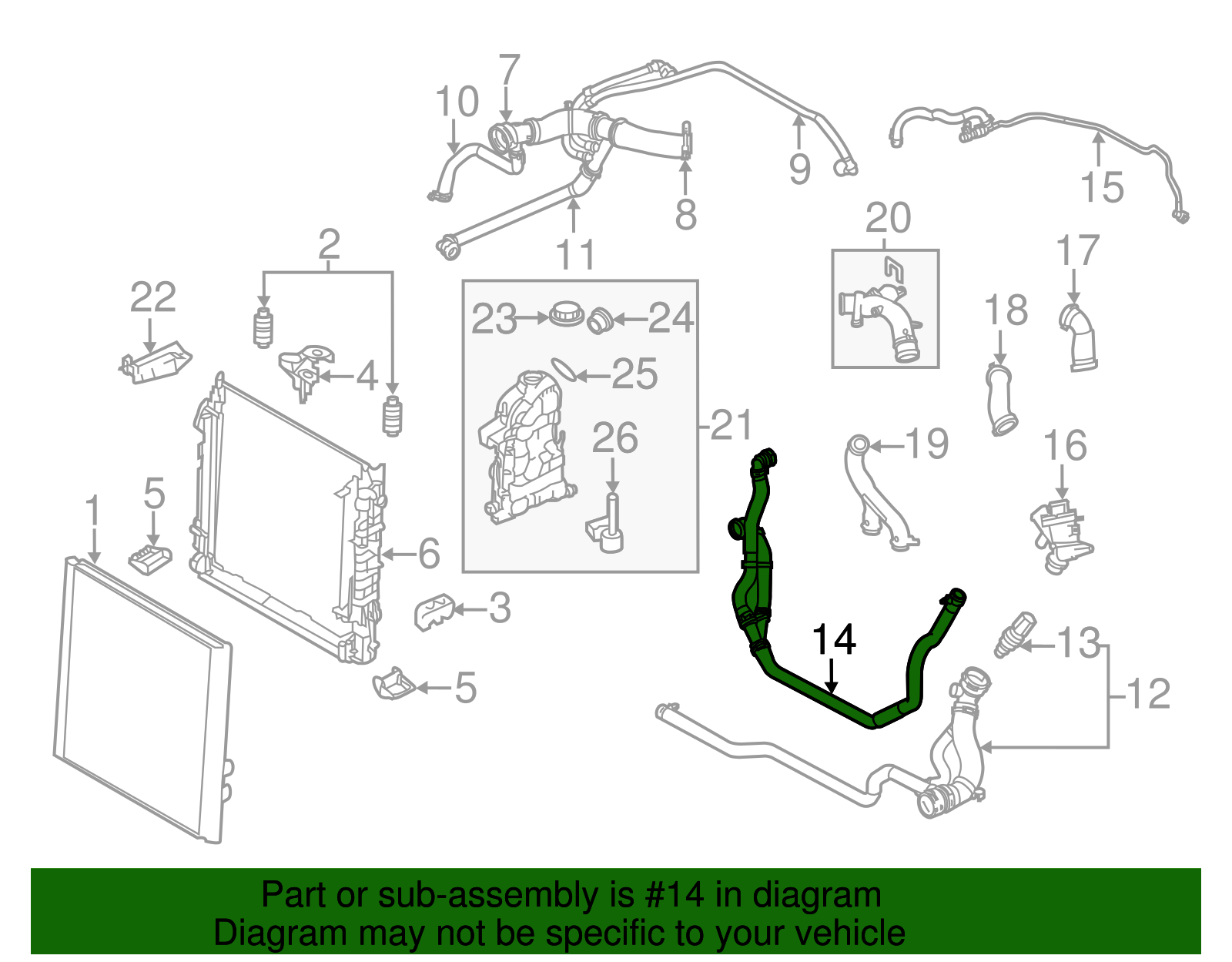 LR011480 - High-Quality Engine Coolant Crossover Pipe for 2010-2012 ...