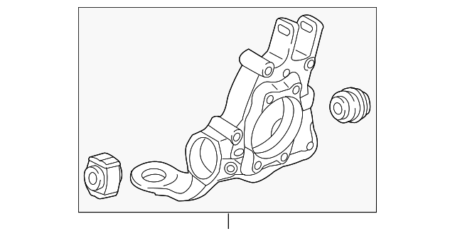 8R0-505-431-F - Suspension Knuckle 2009-2018 Audi | Audi OEM Parts Guy