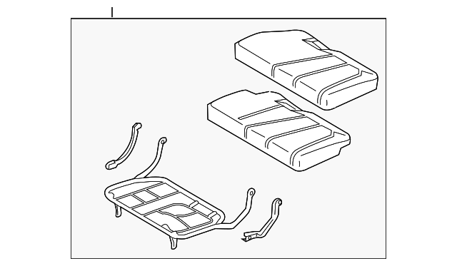 2020-2025 Kia Telluride 2020-2024 Kia Telluride - Seat Cushion Pad ...