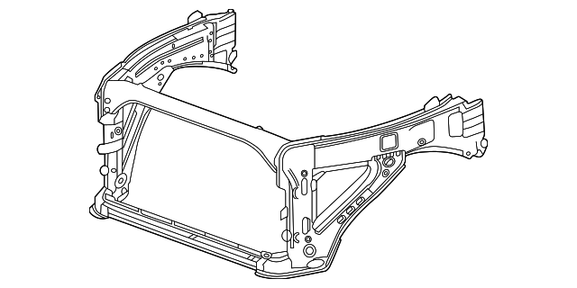 Genuine OEM GM Part - Radiator Support 2020-2025 GM 85154188 - Parts ...