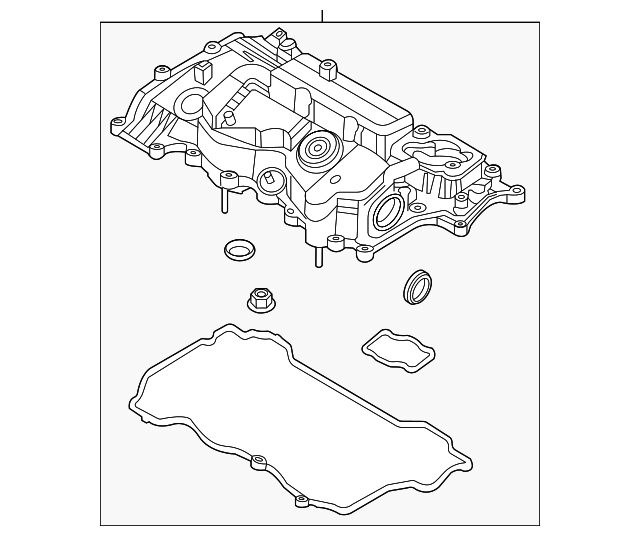 2021-2025 Hyundai Valve Cover 22410-2M800 | Hamilton Hyundai Parts Canada